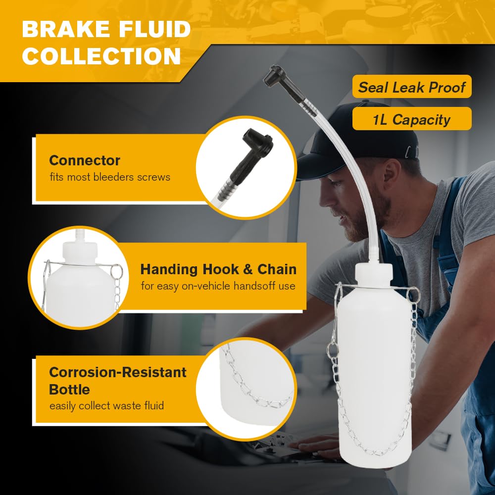 Master Cylinder Bleeder Kit 3L Brake Fluid Bleeding Kit For Most ...