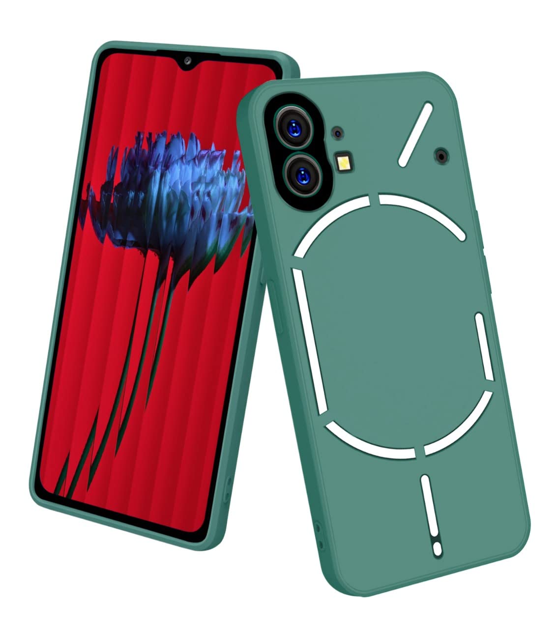 TRUEUPGRADE Silicone Back Case Cover Compatible with Nothing Phone 1 5G ...
