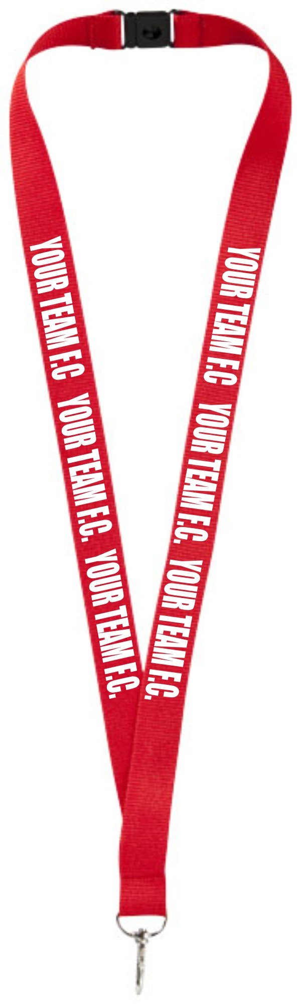 1 x Your Team Printed Lanyard - Football/Rugby/Hockey/Netball/Any Club ...