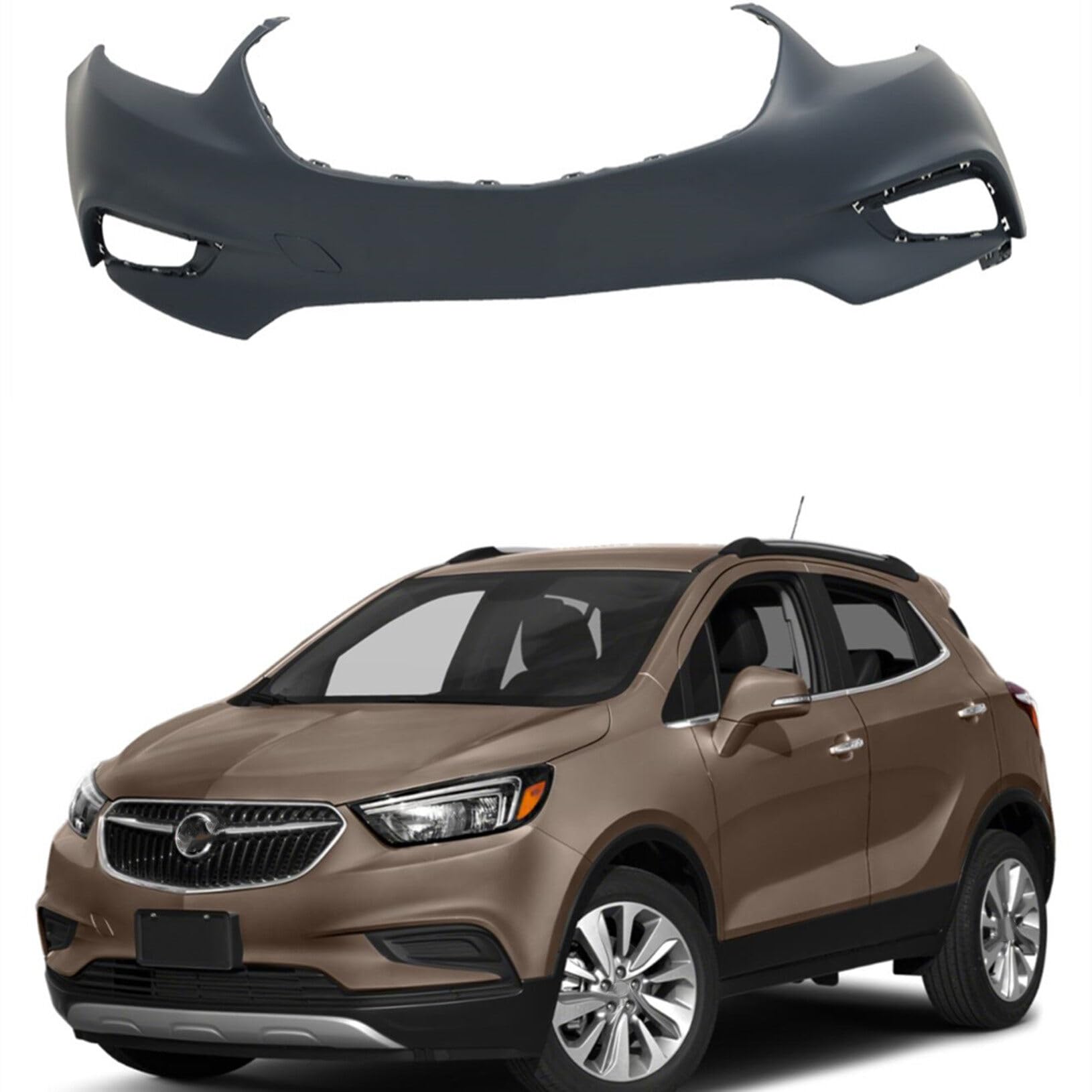 Amazon.com: LABLT Front Bumper Cover Replacement for Buick Encore W/Fog ...