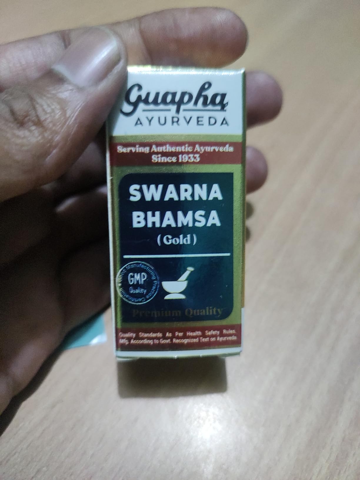 Buy Guapha Ayurveda Swarna Bhasma (125mg)… Online at Low Prices in ...