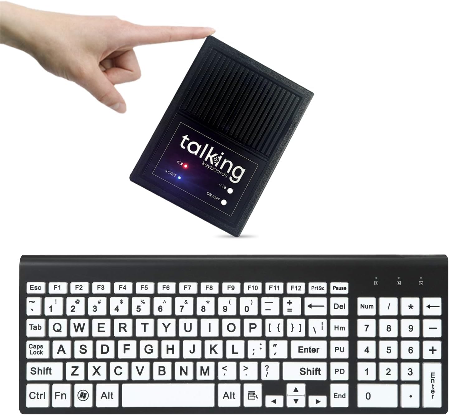 Amazon.com: Talking Large Print Keyboard | AAC Communication Device ...