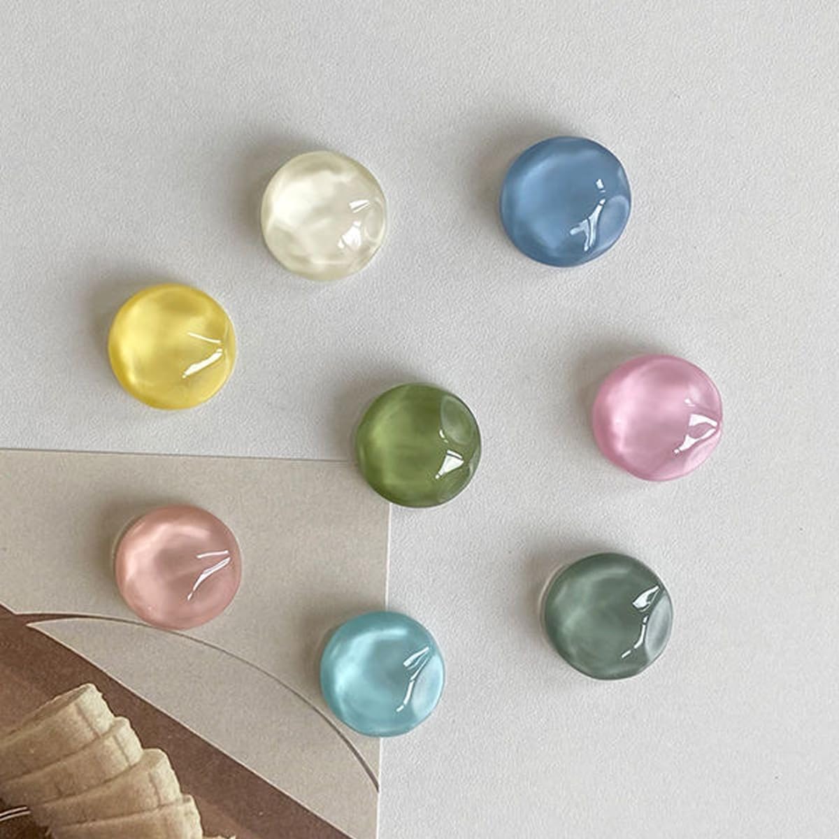 Amazon.com: Fridge Magnets Glass Strong Magnetic Refrigerator Magnet ...