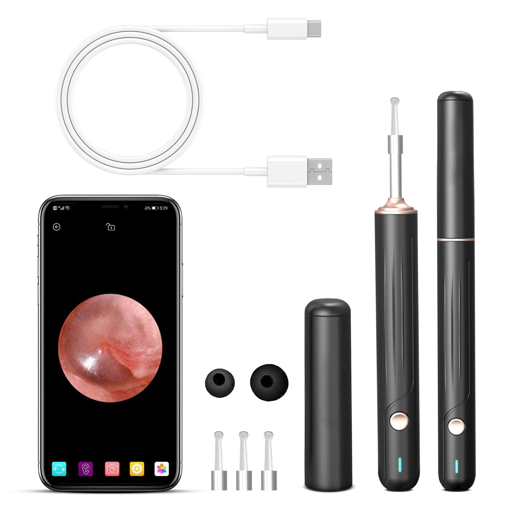 Amazon.com: Ear Wax Removal Tool | Ear Wax Removal with Camera |1080P ...