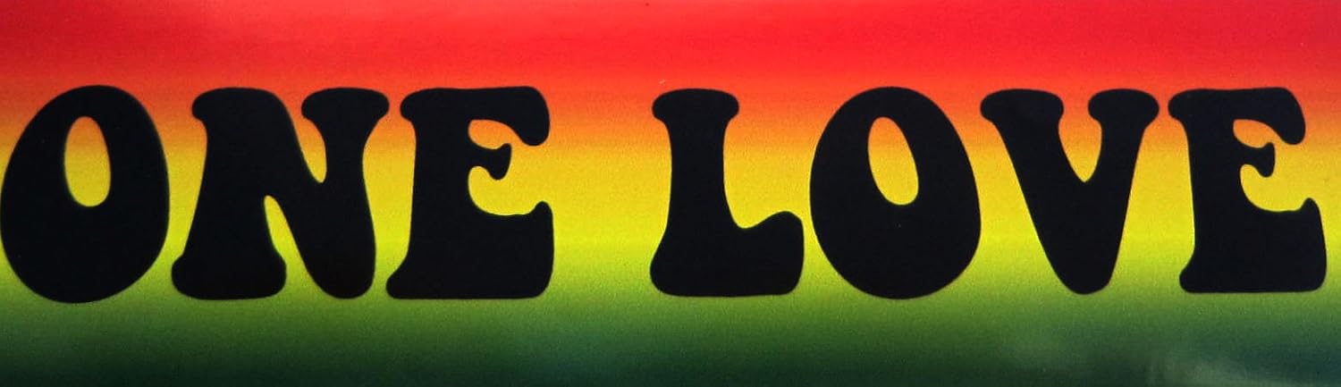 Amazon.com: 420hippieshop Rasta Laptop Decal One Love Sticker ...