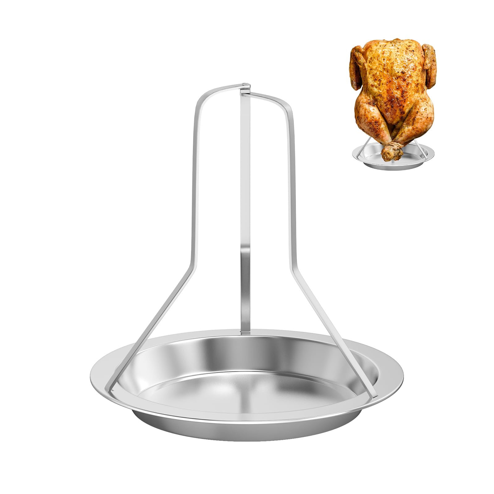 Snapklik.com : BMMXBI Beer Can Chicken Stand, Stainless Steel Chicken ...