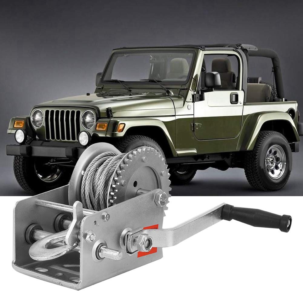 Buy Hand Manual Winch Heavy Duty Hand Winch Puller, 1100kg High ...