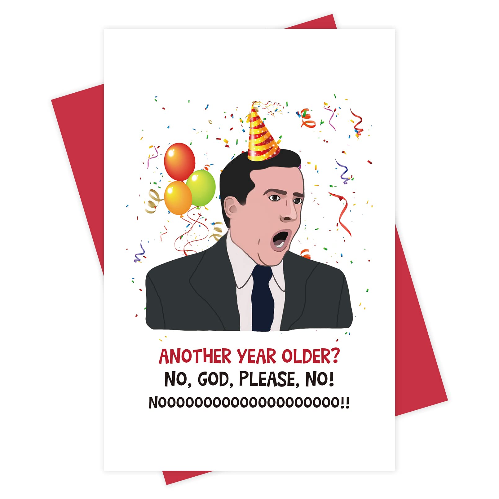 Buy Funny Michael Scott Birthday Card Anti Birthday Card The Office Buy Funny Michael Scott Birthday Card Anti Birthday Card The Office