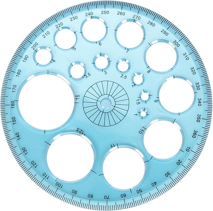 Amazon.com : Acooruiteng Circle Template Circle Round Stencil Templates ...