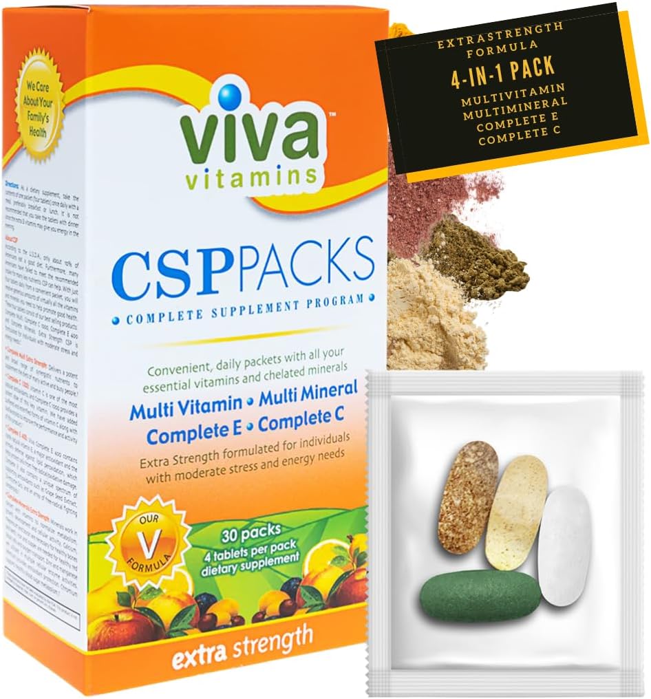 Amazon.com: CSP Packs Extra Strength - Multivitamin and Multi Mineral ...