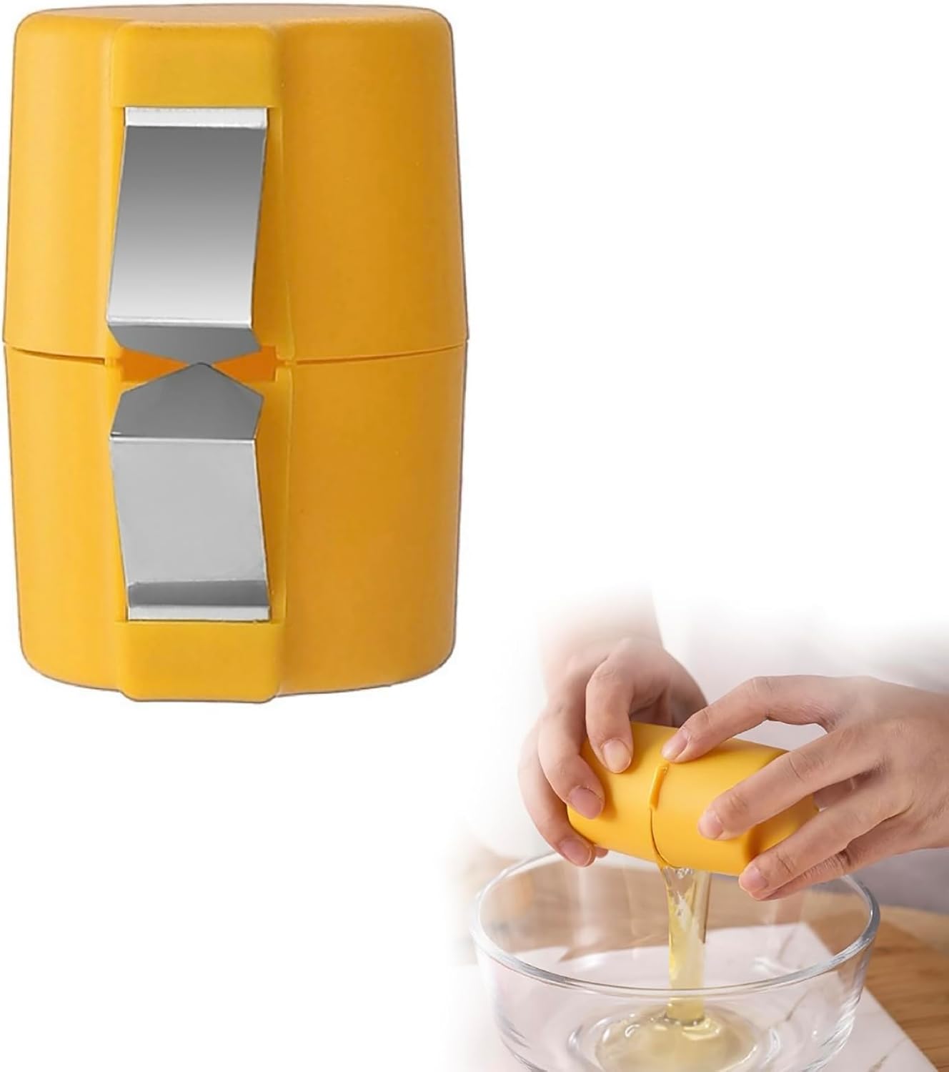 Amazon.com: Upgrade Egg Shell Opener, 2025 New Egg Cracker Tool for Raw ...