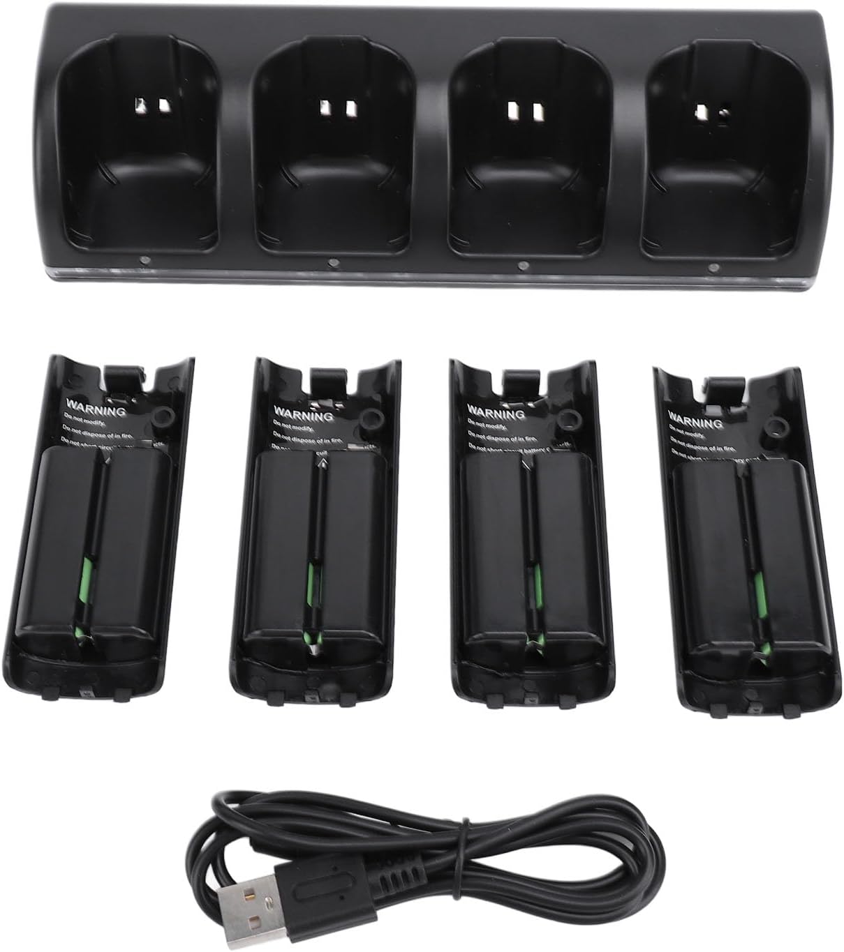 Amazon.com: 4 in 1 Charging Station for Wii Remote Controller, Remote ...