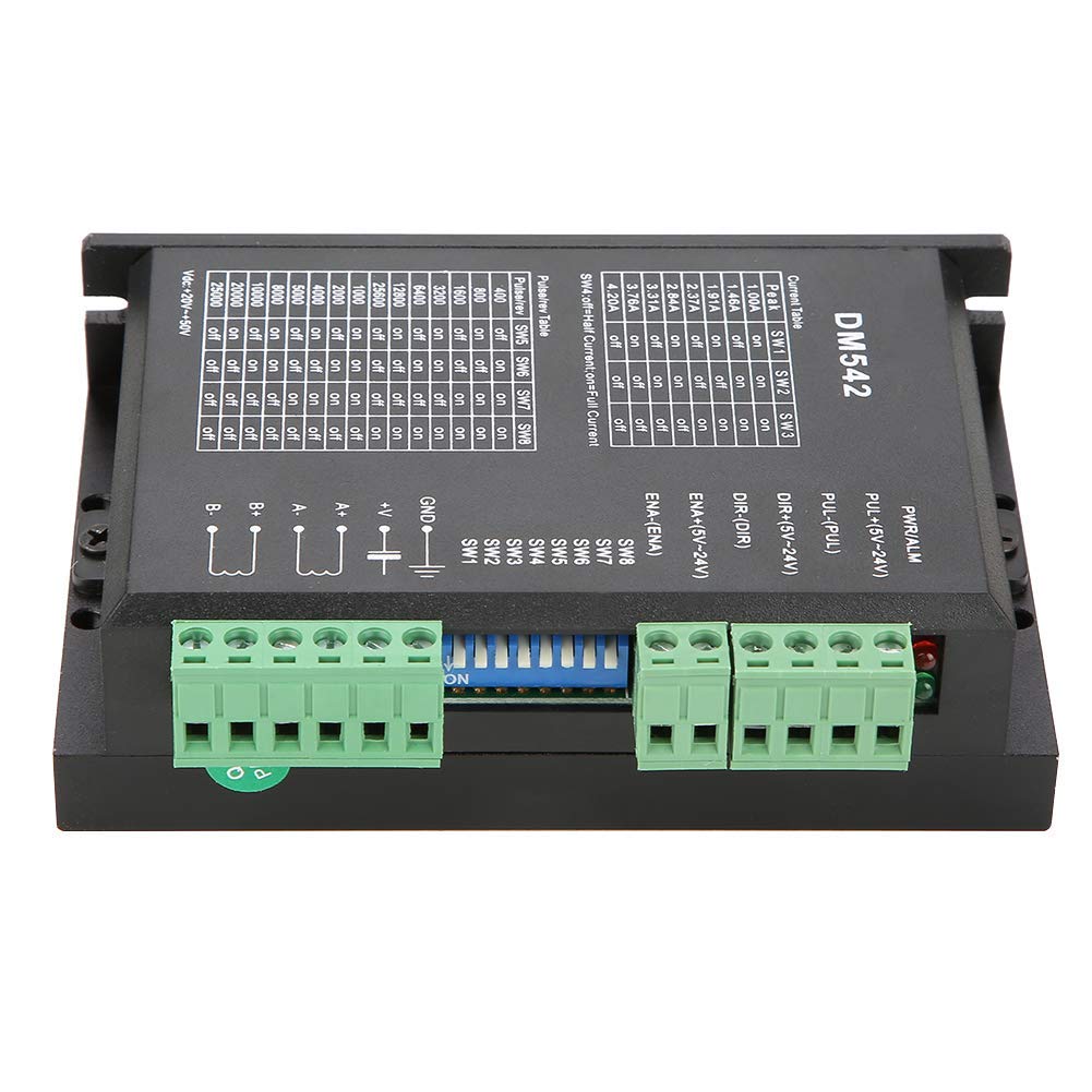 Buy Stepper Motor Driver, Stepper Motor, DM542 2-phase Stepper Motor ...