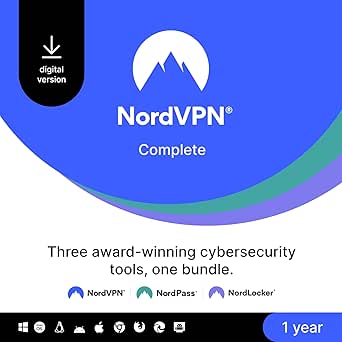 Amazon.com: NordVPN Complete, 10 Devices, 1-Year, VPN & Cybersecurity ...