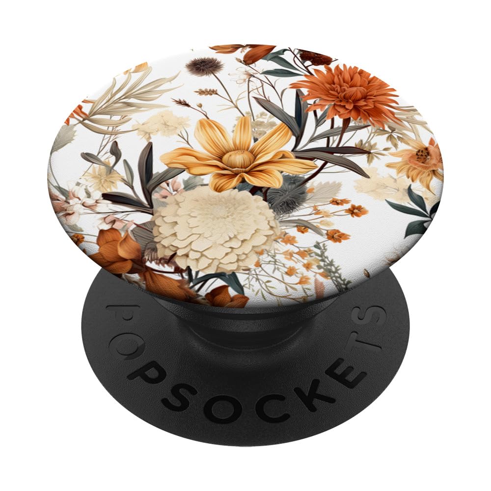 Amazon.com: Floral Wild Flower Boho Garden PopSockets Adhesive PopGrip ...