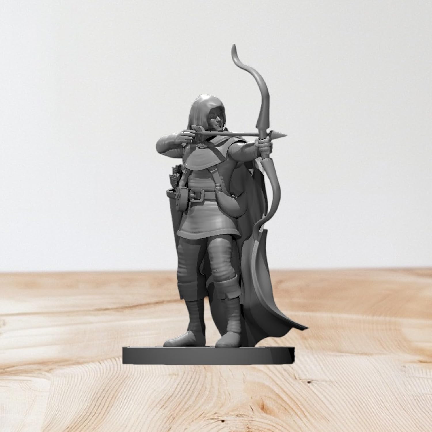 Amazon.com: Unpainted DND Elf Male Ranger Miniature Figurine, Tabletop ...