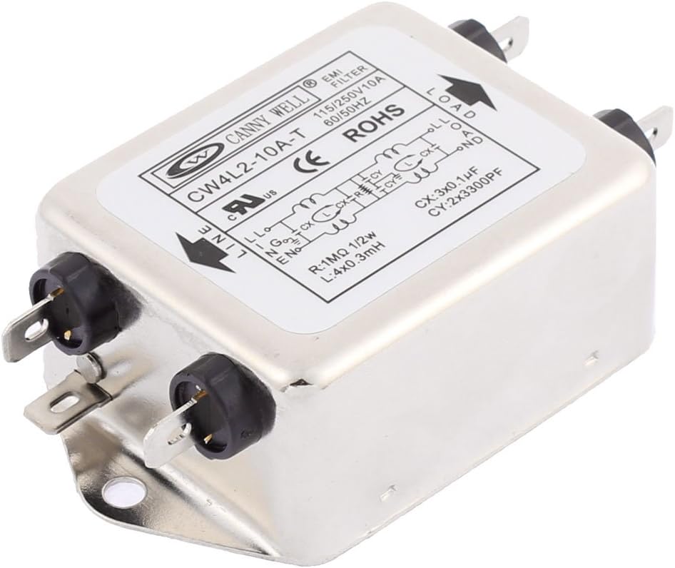 Amazon.com: Aexit CW4L2-10A-T Power Signal Filters Single Phase Noise ...
