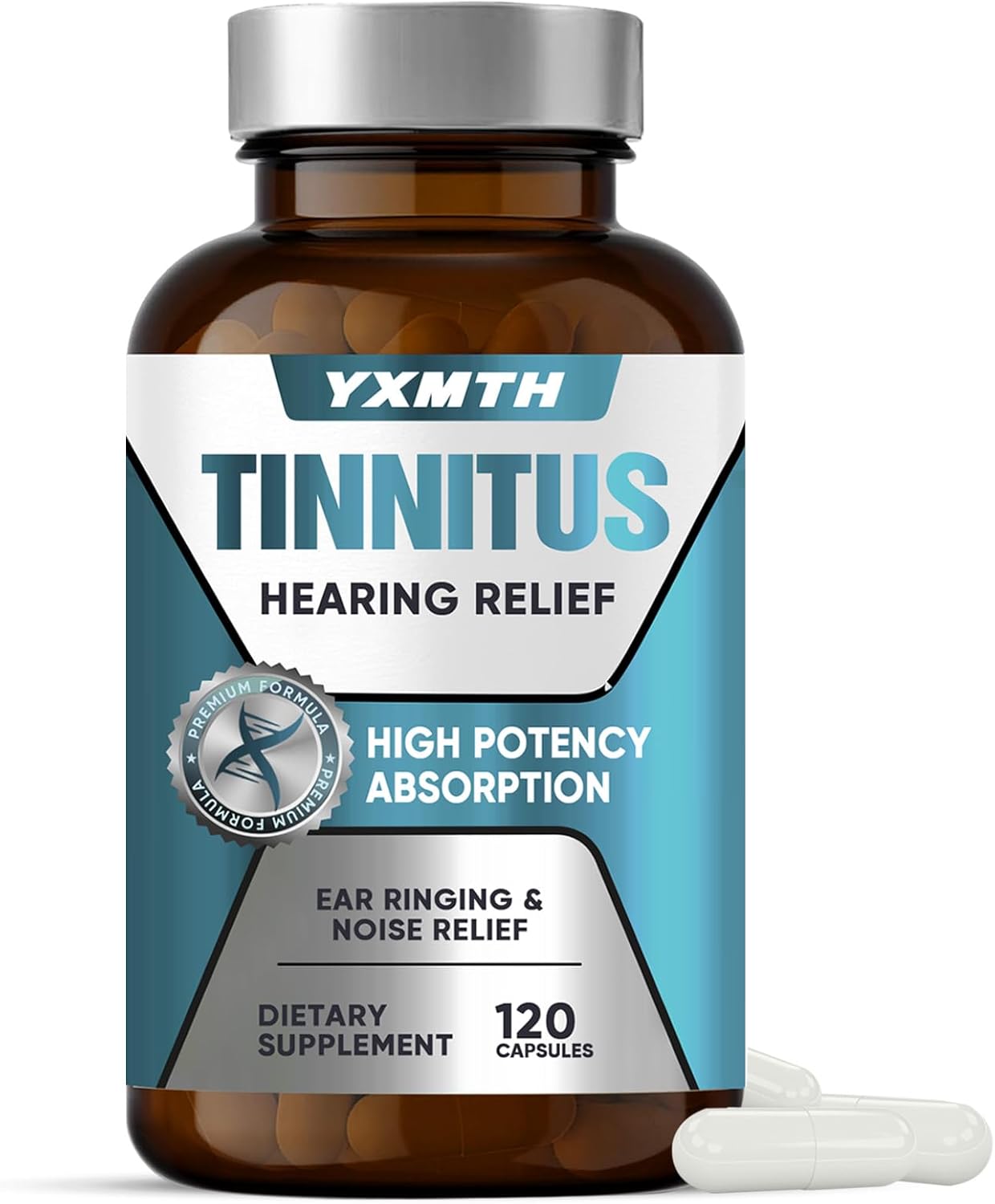 Amazon.com: YXMTH Tinnitus Relief for Ringing Ears Supplement - 120 ...