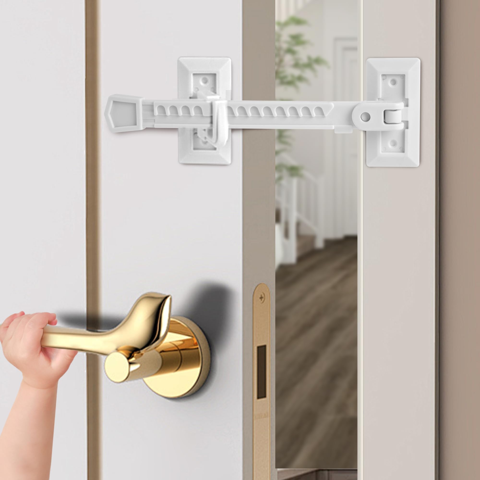 Amazon.com : Adjustable Cat Door Holder Latch, Child Proof Door Lock ...