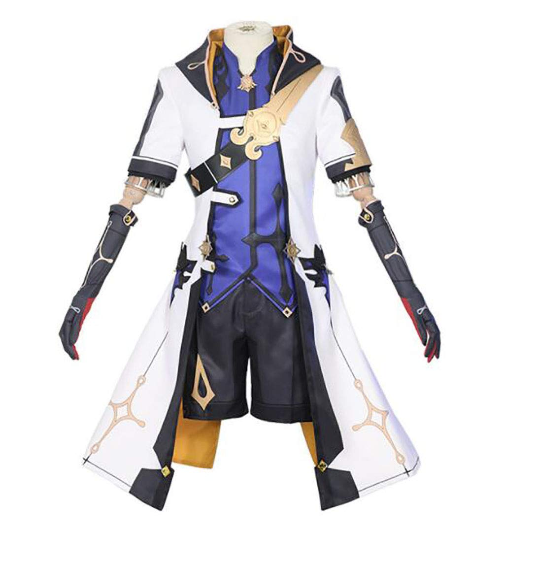 Buy Genshin Impact Albedo Cosplay Costume Suits Outfits Game Role Play ...