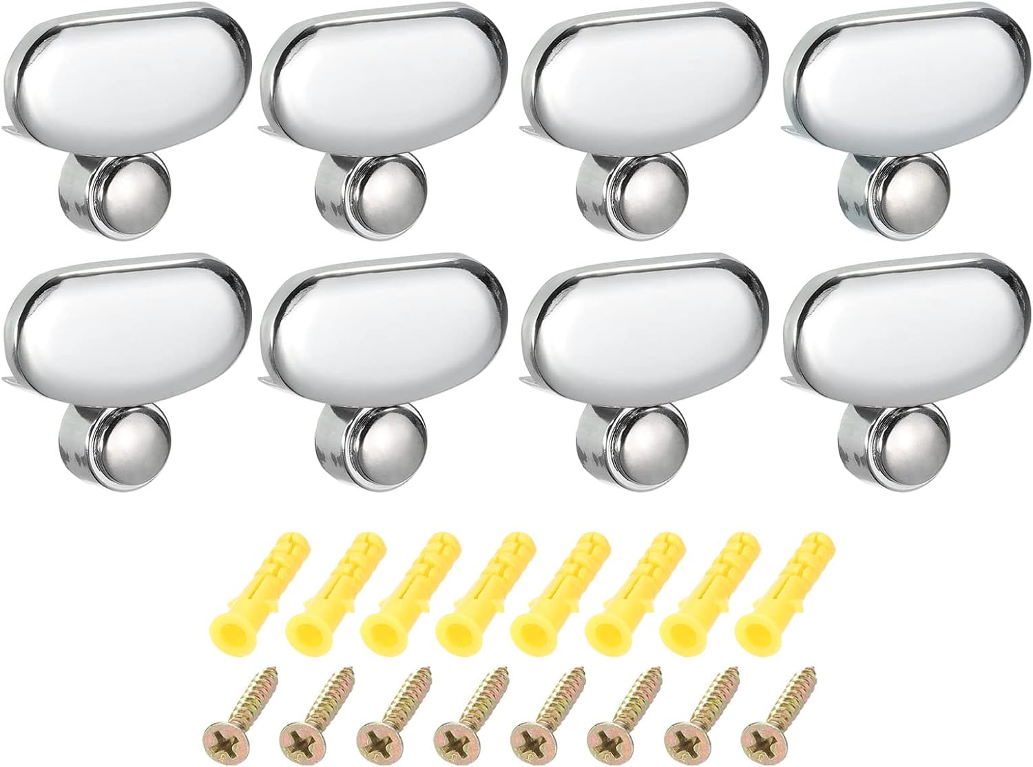 Amazon.com: HARFINGTON Mirror Clips, 8Pcs for 3-5mm Thick Wall-Mounted ...