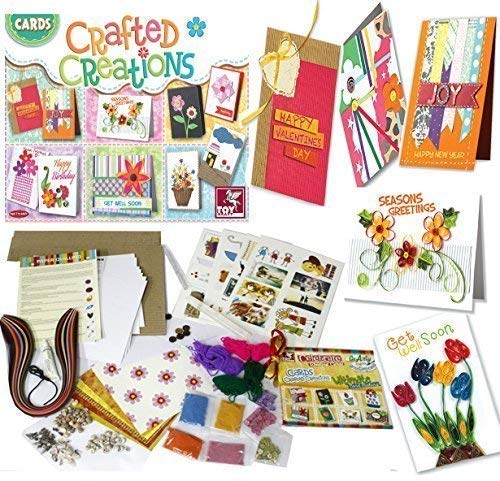 Buy ToyKraft: Craft KIT for Kids Cards - Crafted Creations | Card ...