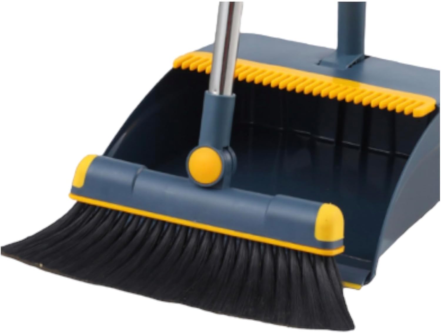 Amazon.com: Durable Stainless Steel Broom and Dustpan Set with Teeth ...