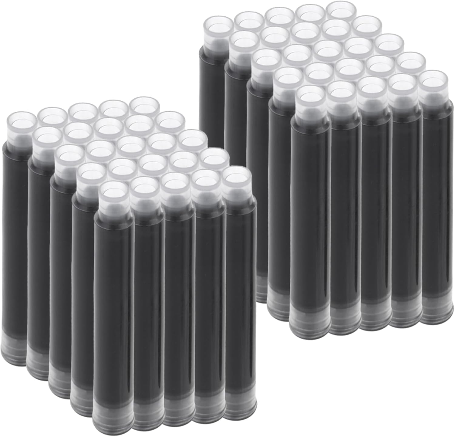 Amazon.com : Amaxiu 50 Pcs Balck Fountain Pen Ink Cartridges, Fountain ...