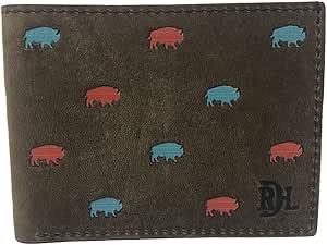 Amazon.com: Red Dirt Hat Company Men's Genuine Leather Western Bifold ...