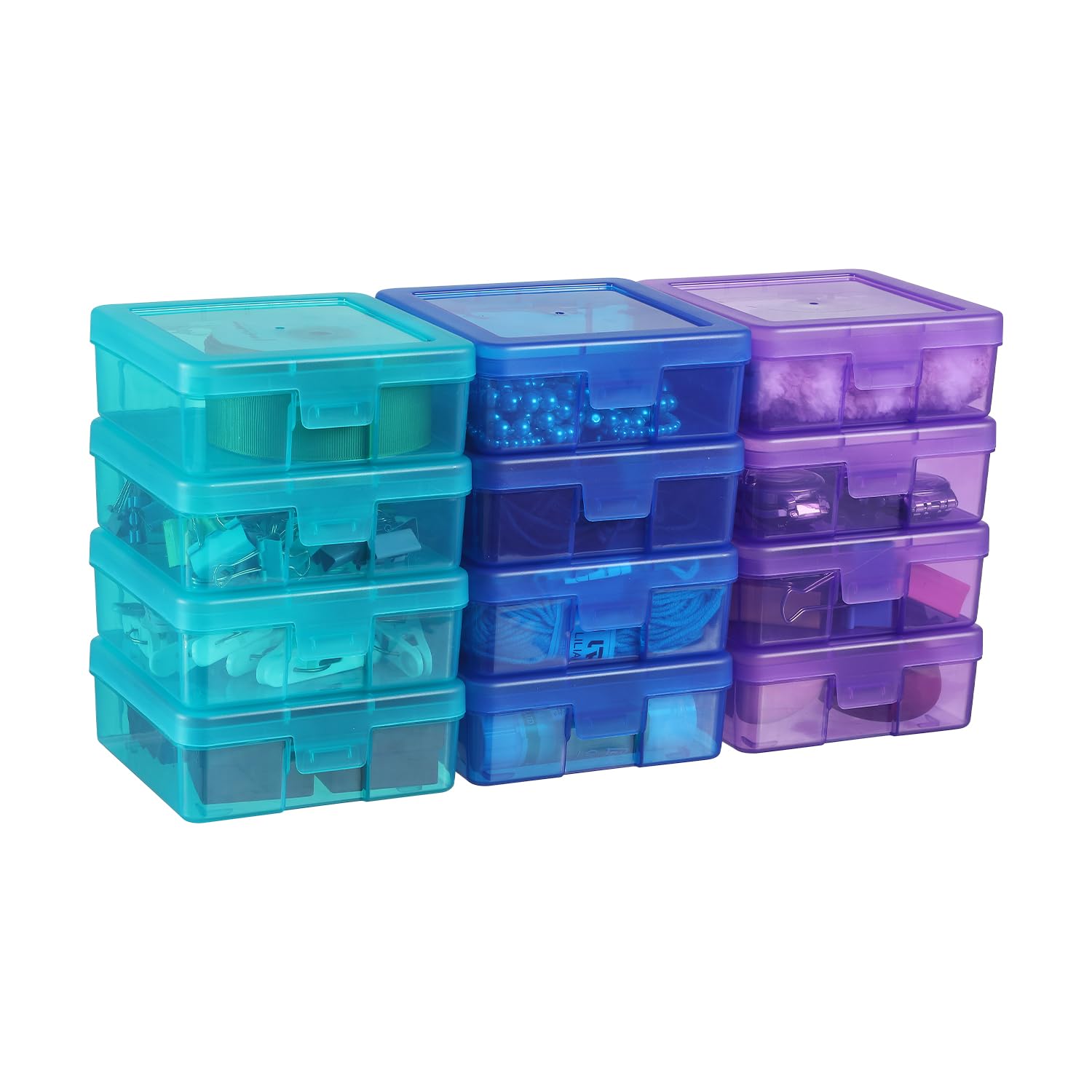 Snapklik.com : Novelinks Small Plastic Storage Containers Clear Arts ...