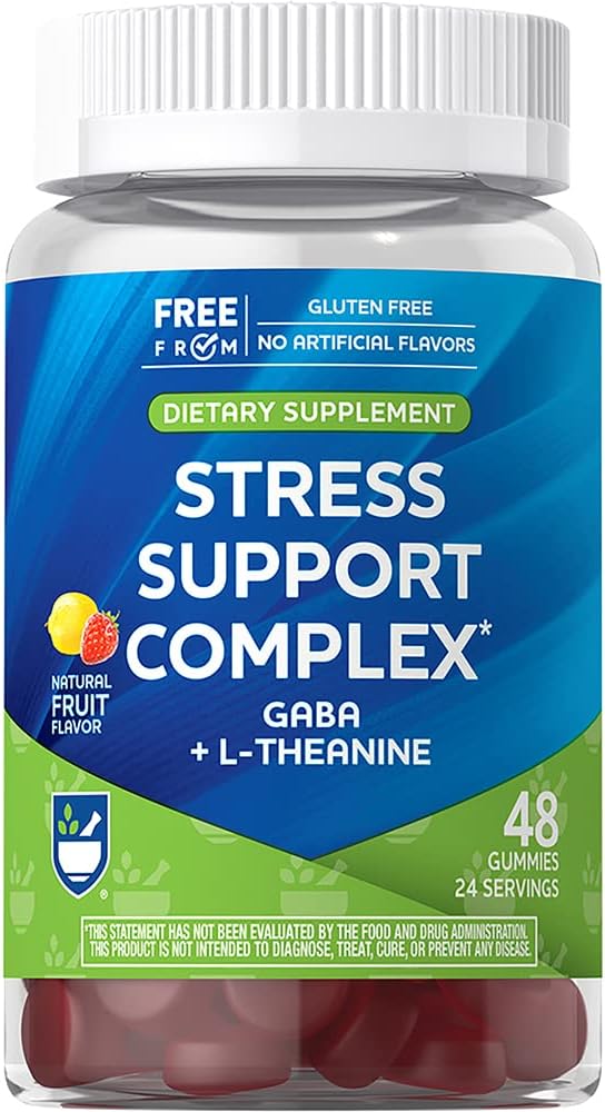 Amazon.com: OLLY Goodbye Stress Gummy, GABA, L-Theanine, Lemon Balm ...