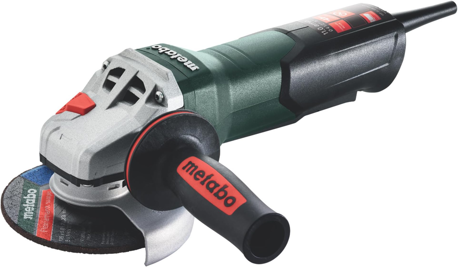 Metabo Angle Grinder 4 1/2 - 5", 11 AMP Motor, 11,000 RPM Grinder Tool ...