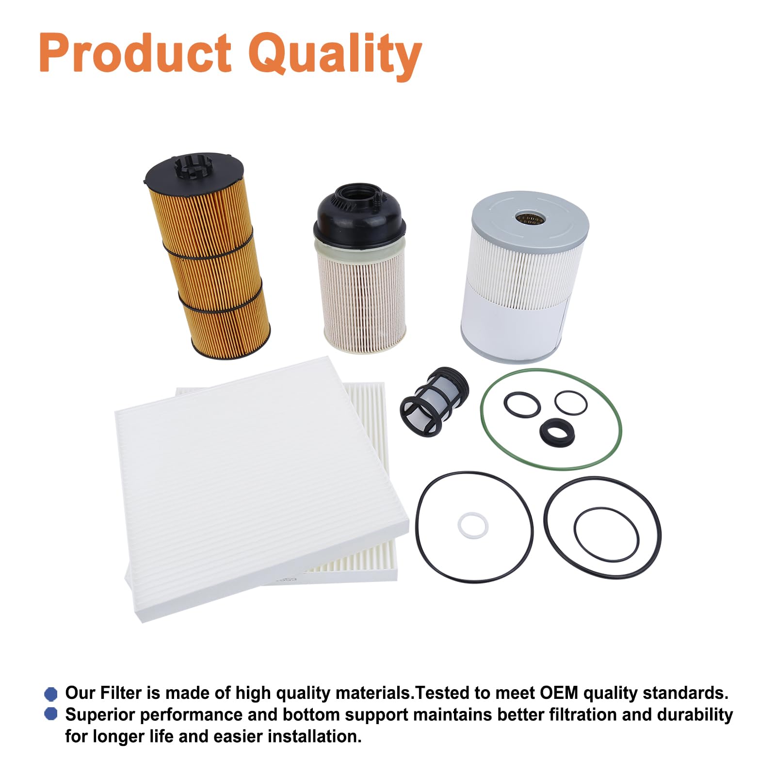 Snapklik.com : Fuel Filter PF9908 & Oil Filter P551005 & Fuel Water ...