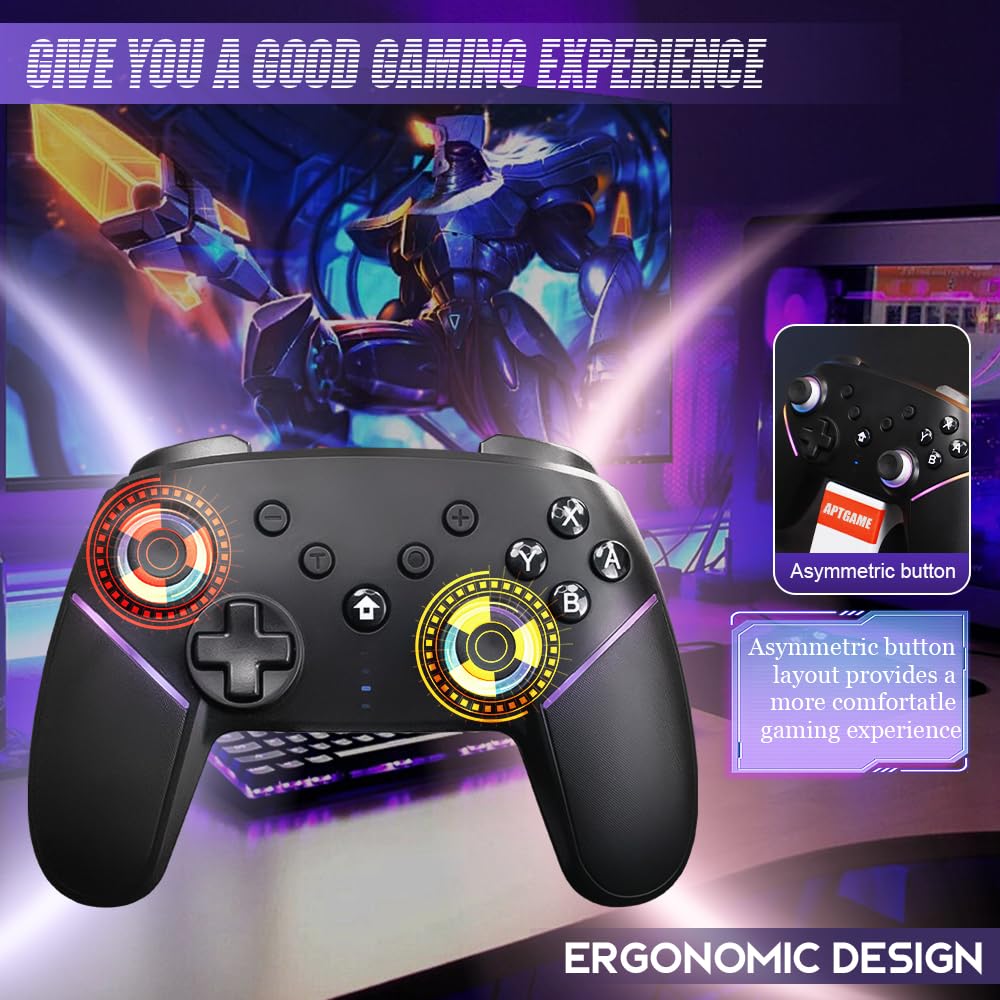 Snapklik.com : APTGAME Switch Controller, Wireless Switch Controller For Nintendo Switch/Lite ...