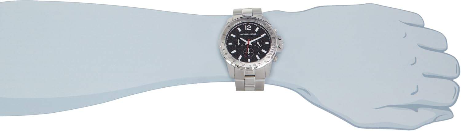 Michael Kors Men's MK8172 Casual Classic Chronograph Black Dial Watch ...