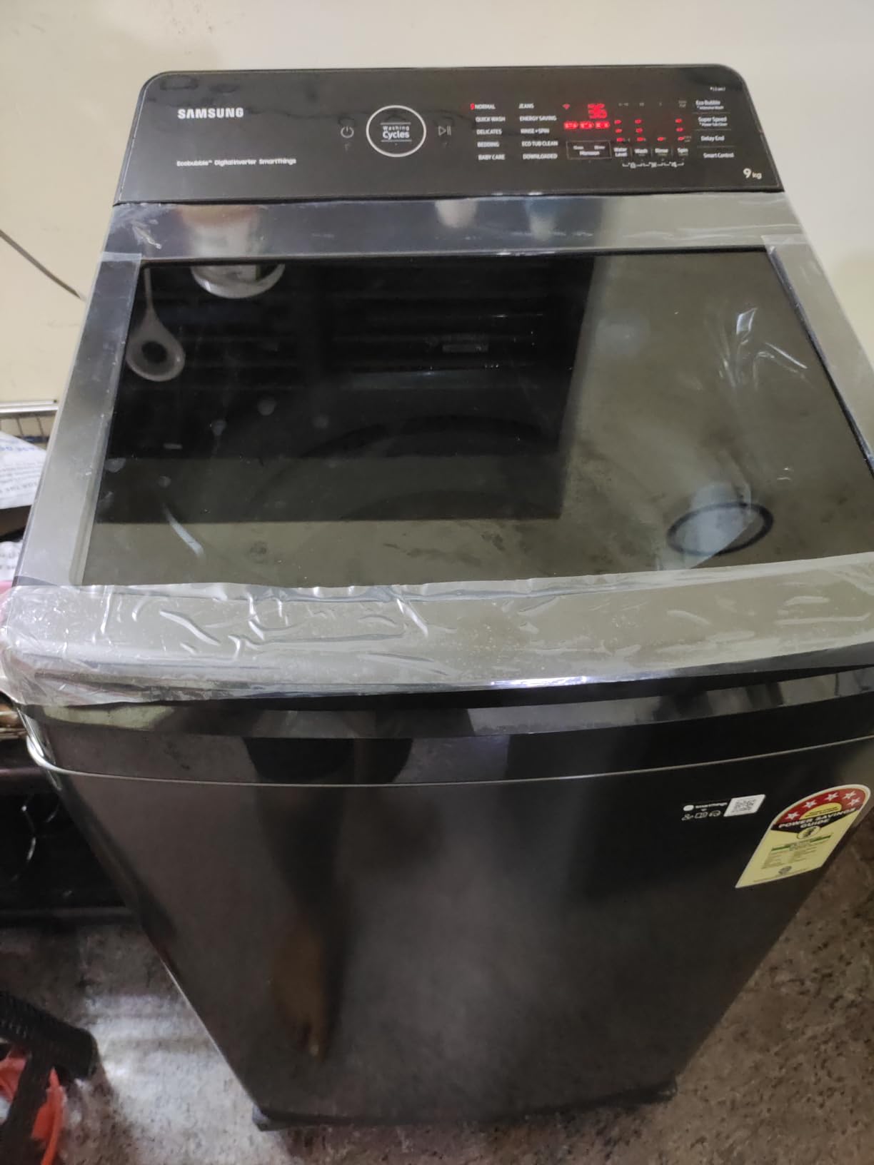 Samsung 9 Kg, 5 Star, Eco Bubble Technology With Super Speed, Wi-Fi ...