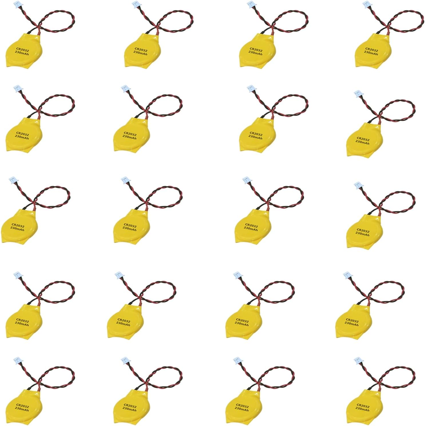 Amazon.com: SKOANBE 20 Pack CMOS Battery Connector 51021-0200-B CR2032 ...