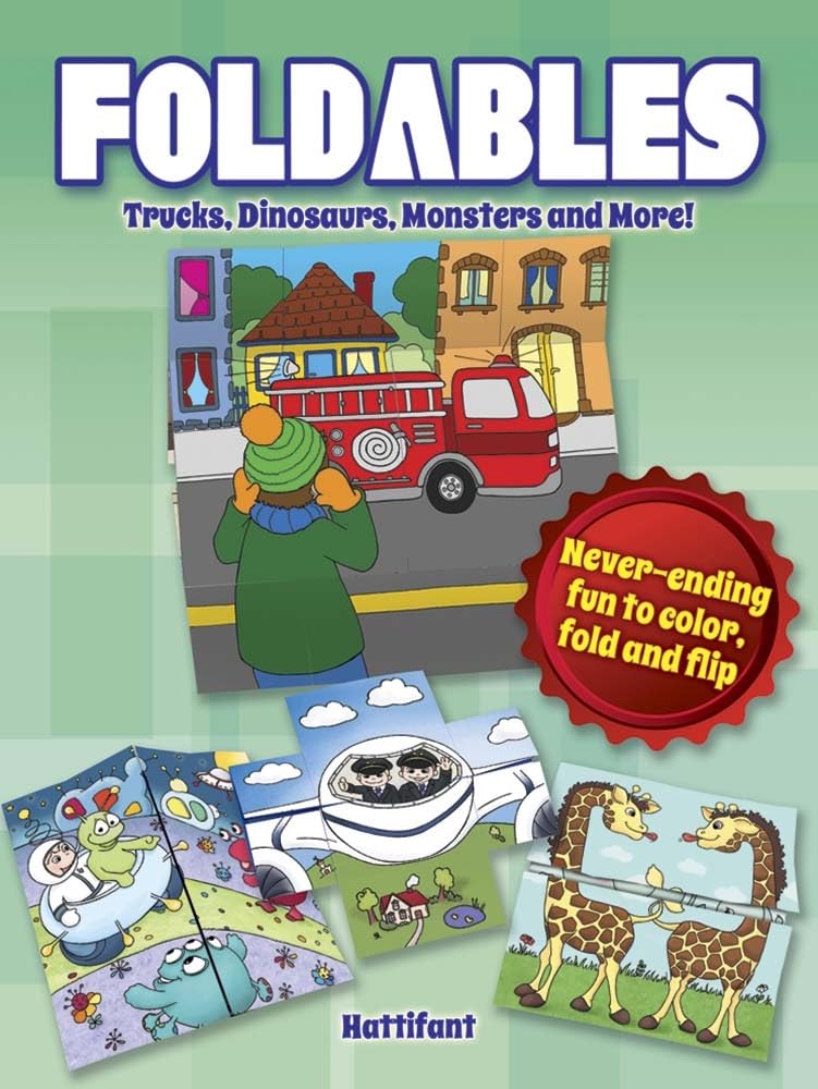 Foldables - Trucks, Dinosaurs, Monsters and More!: Never-Ending Fun to ...