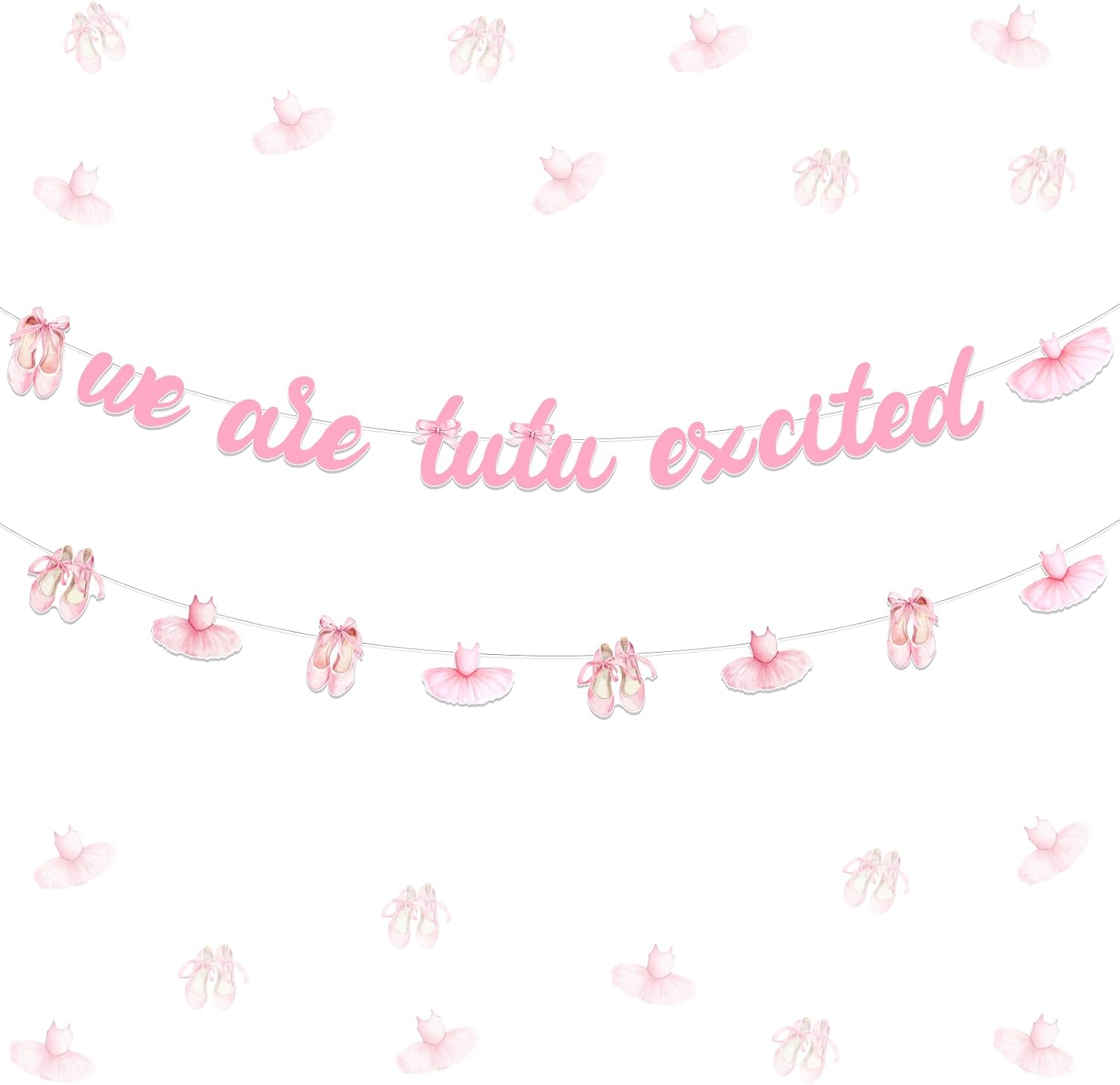 Amazon.com: Kreatwow Ballet Baby Shower Decorations Banner Ballet We ...