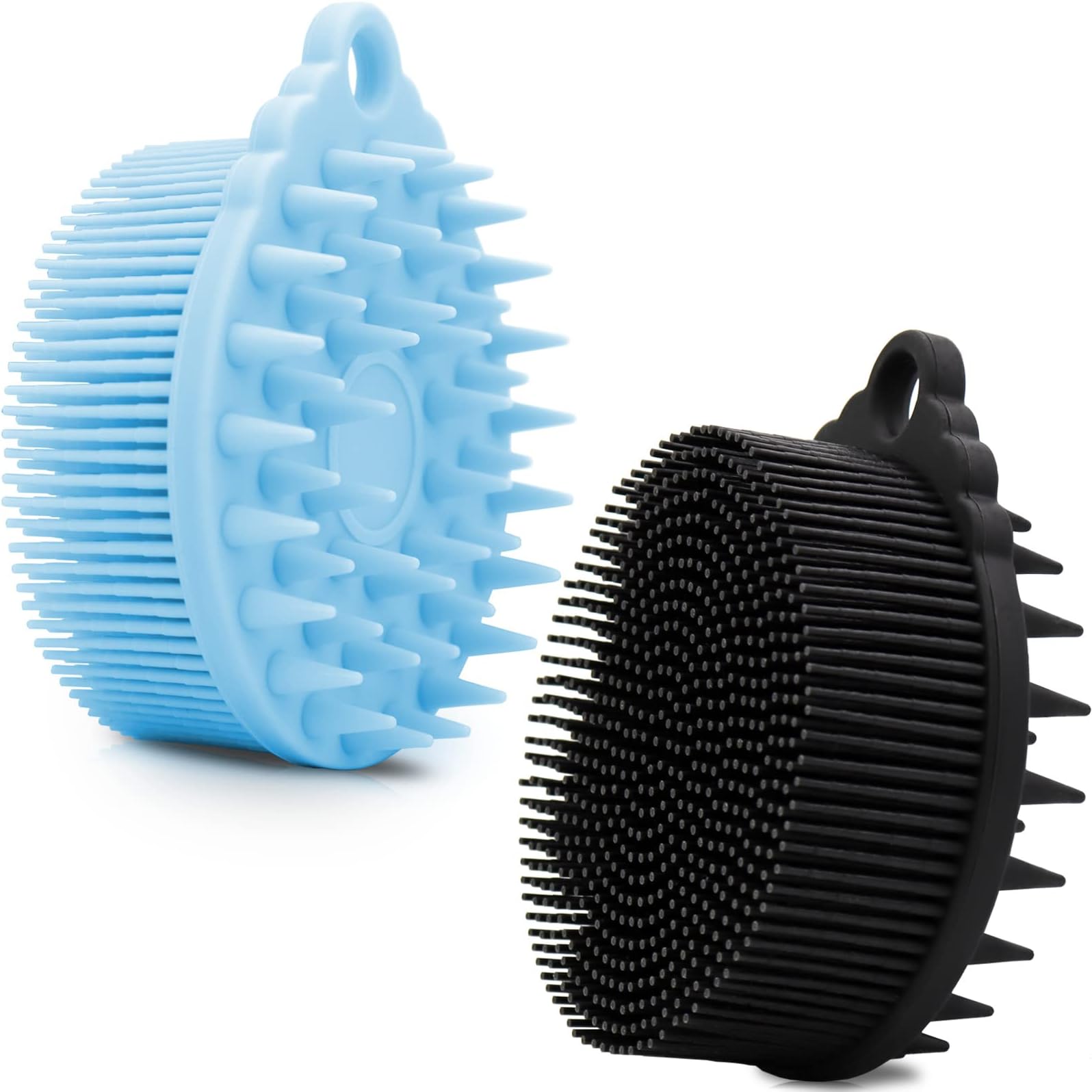 Amazon.com : Soft Silicone Body Scrubber 2 PCS Silicone Body Shower ...