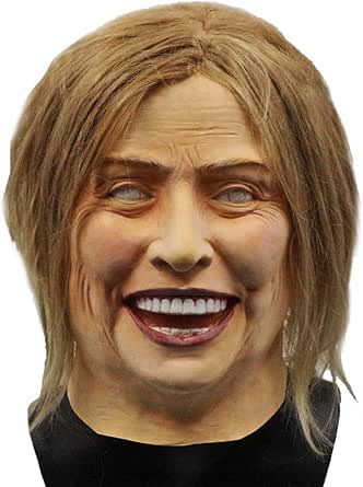 Amazon.com: Halloween Costume Party Latex Woman Female Head Mask ...