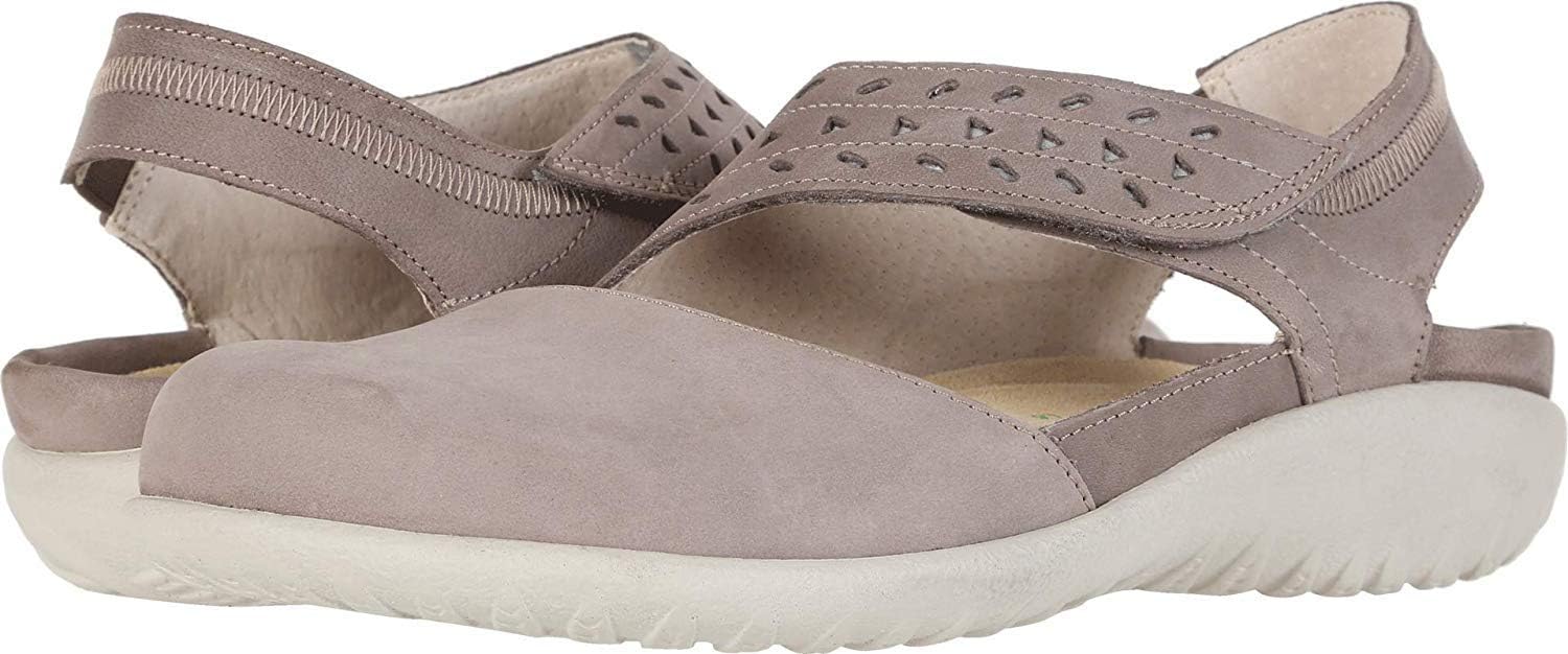 Amazon.com | NAOT Footwear Women's Kapua Stone Nubuck/Gray Underlay ...