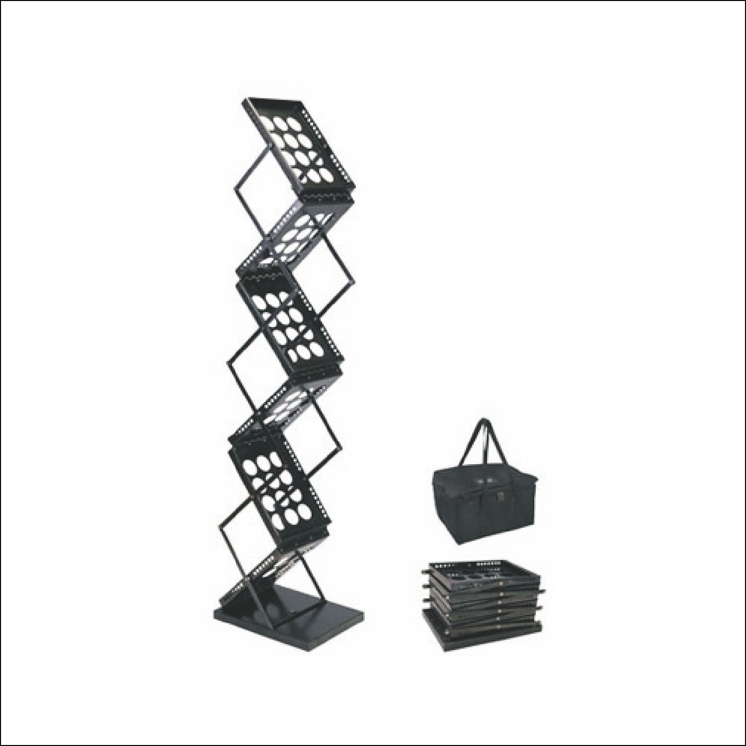 Standy Wale Foldable Magazine Rack Brochure Stand Catalog Literature ...