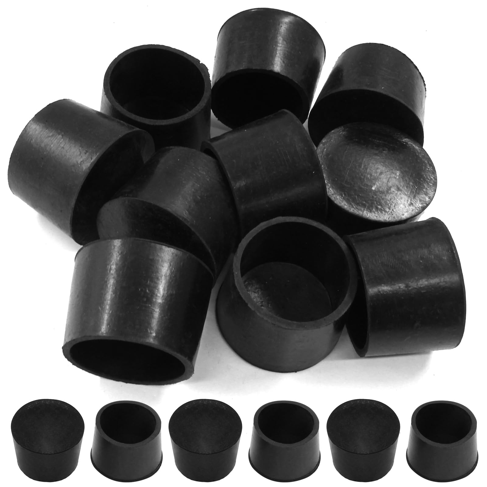 Piutouyar Round PVC Rubber Furniture Covers, 40mm / 1-4/7 Inches Table ...