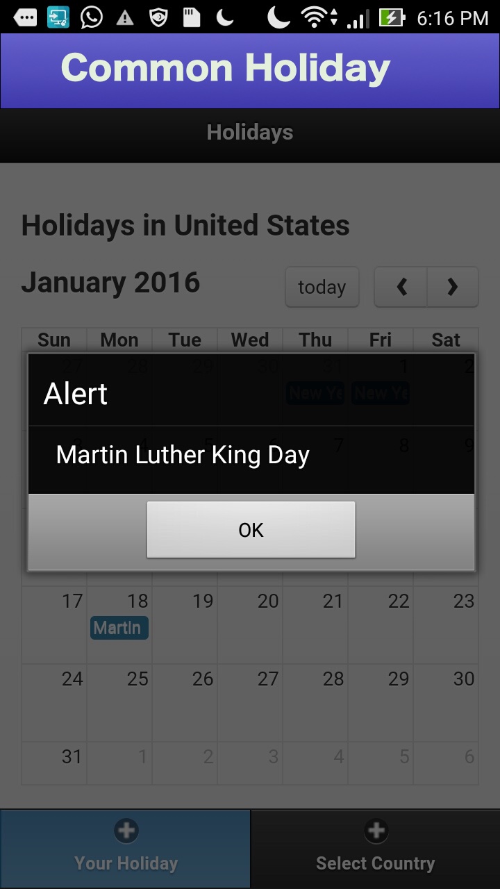 Best Holiday Calendar 2017/2018 - App on Amazon Appstore