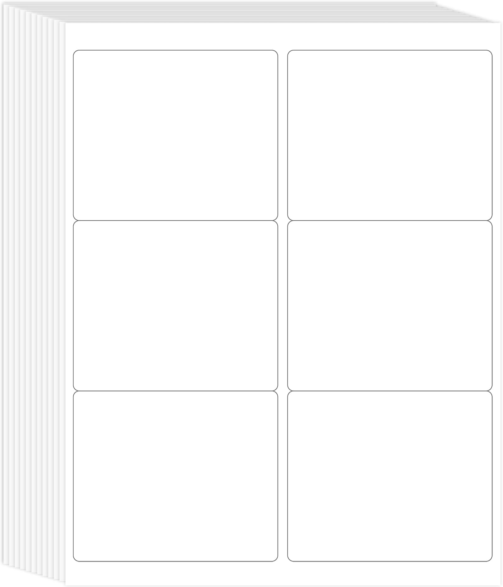 Amazon.com : Premium Label Supply White Sticker FBA Labels – 4" x 3.33 ...