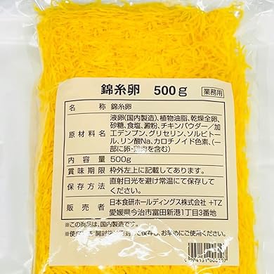 Amazon | ジェフダ チルドおかず 冷凍 学校給食 業務用 QP 錦糸卵 500G | ジェフダ | 惣菜 通販