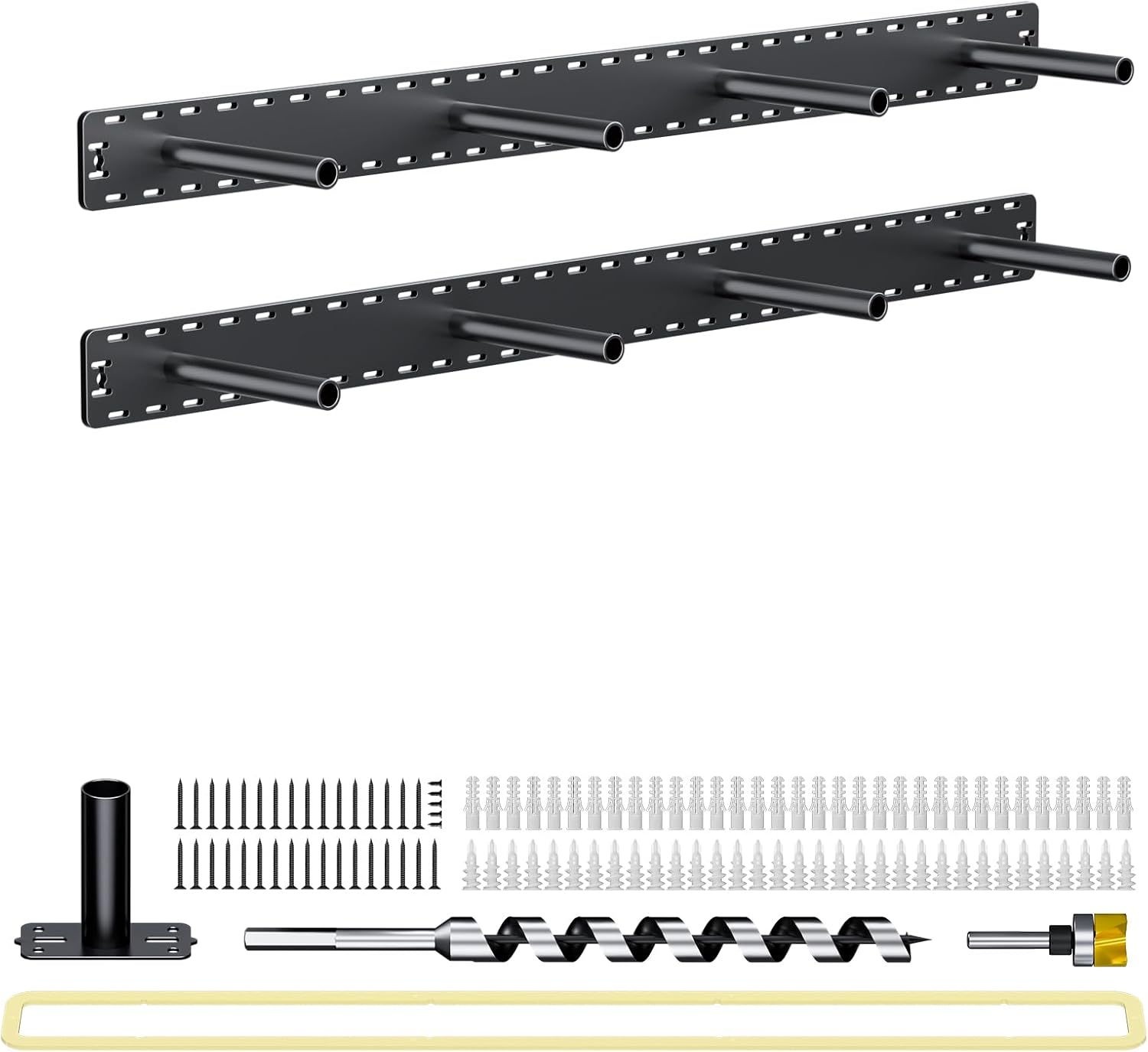 Amazon.com: 2pcs Large Shelf Brackets Long Floating Shelf Bracket ...