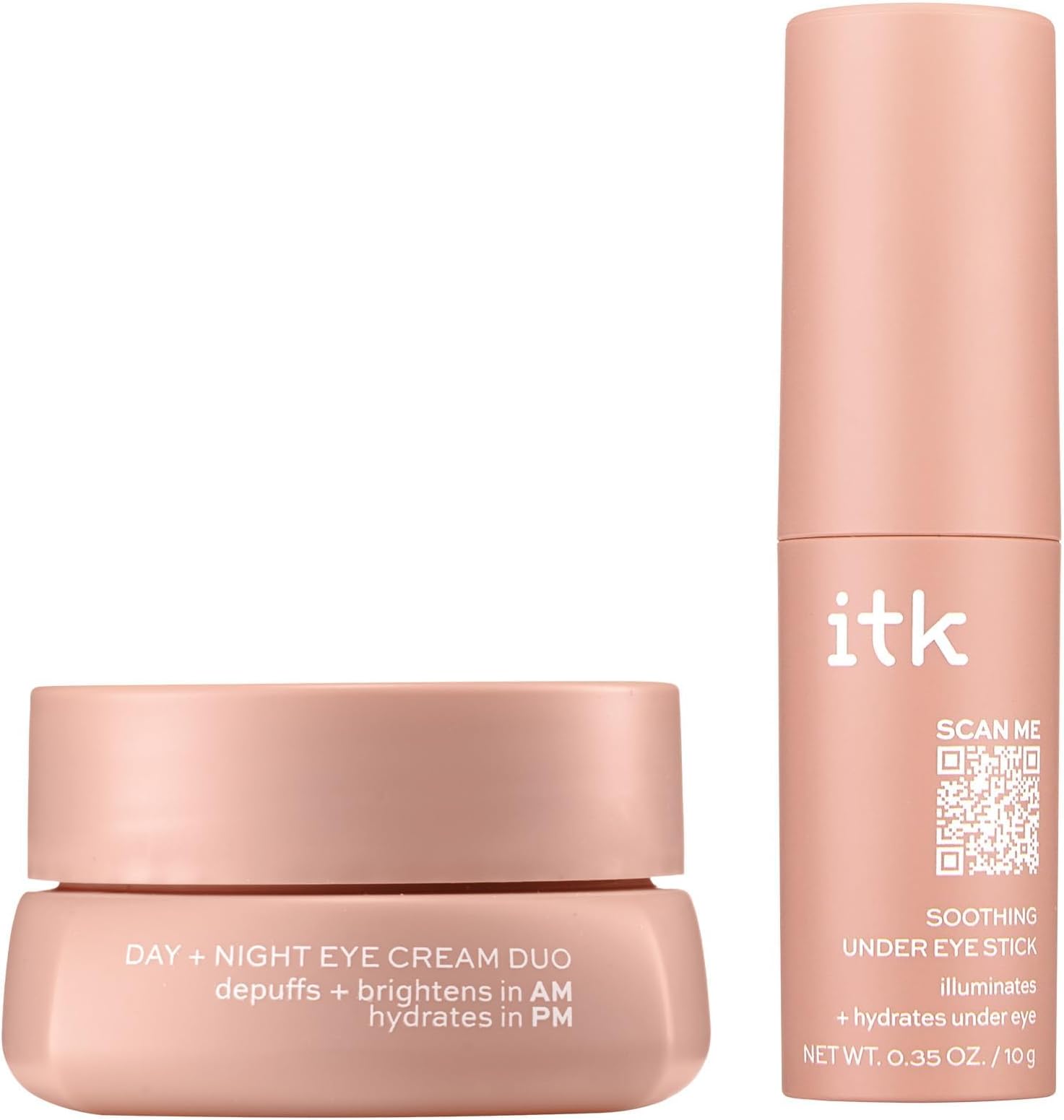 Amazon.com: ITK Skincare Eye Cream Set - Caffeine Infused Under Eye Stick + Anti Aging Day ...