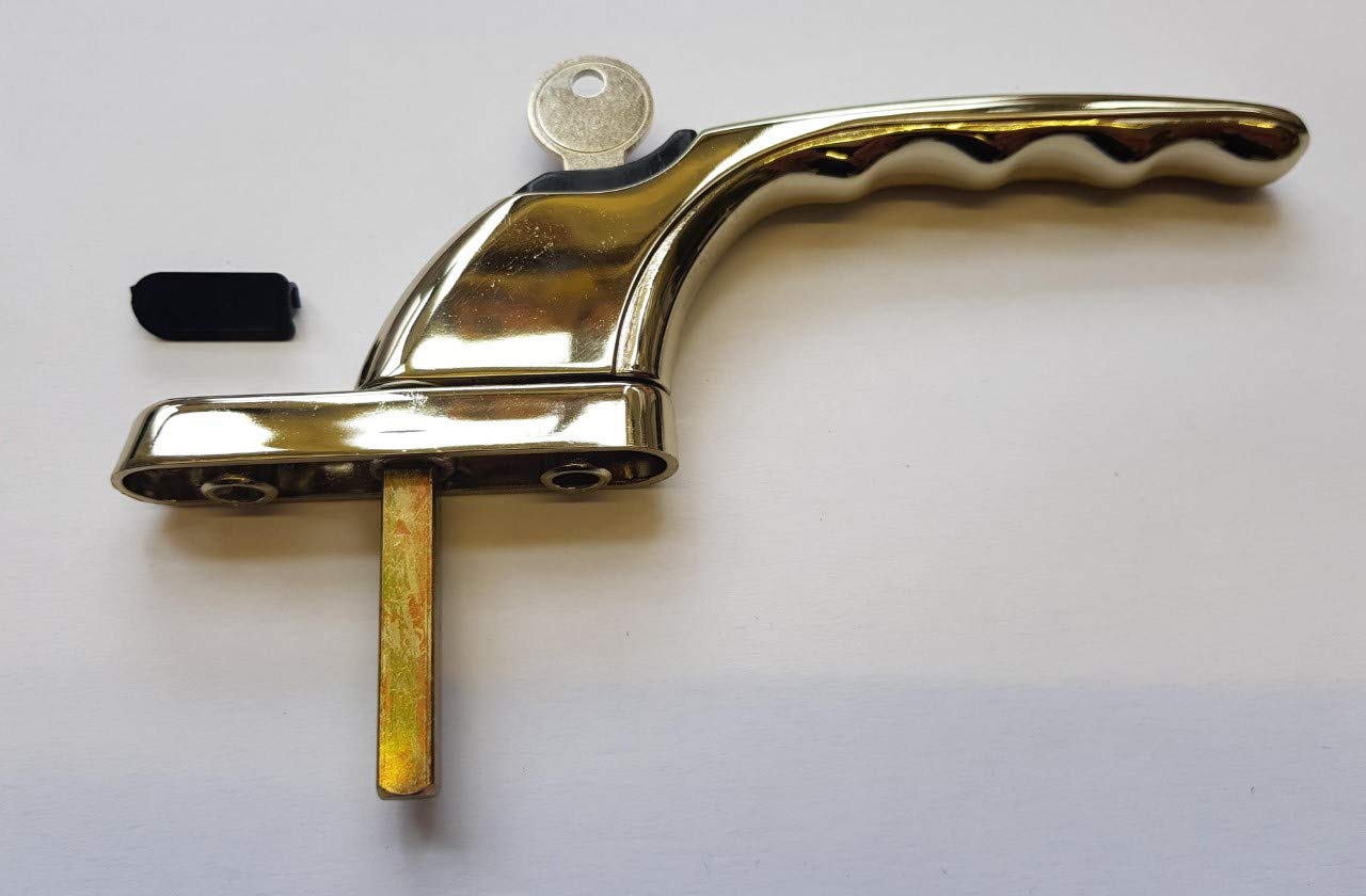 Winlock 0140-712 Locking Window Handle (gold) : Amazon.co.uk: DIY & Tools